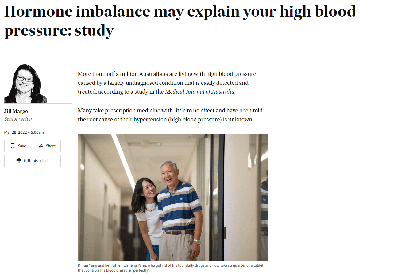 Lab Spotlight: Endocrine Hypertension Group - Hypertension Australia